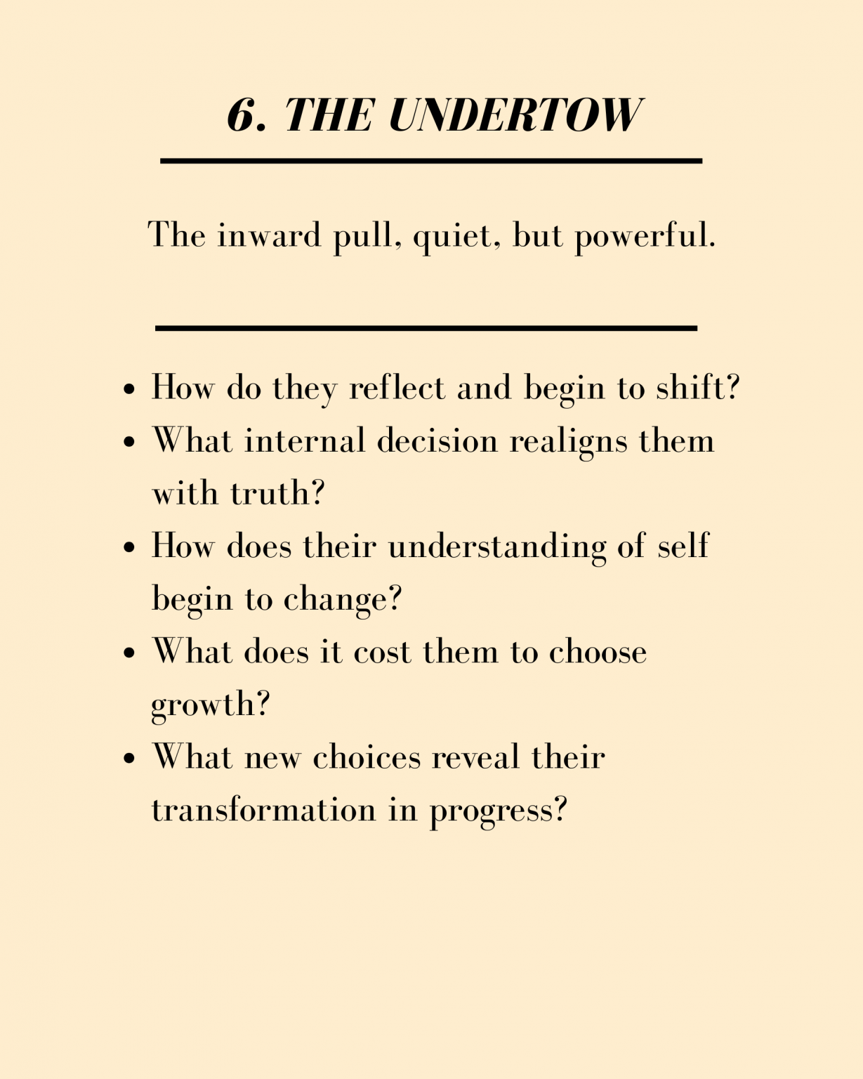 The Tidal Method: A Story Structure That Flows with Emotion